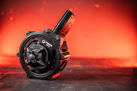 Panzer Arms AR-12 12 Gauge 20 Round Drum, Skeletonized Aluminum ...