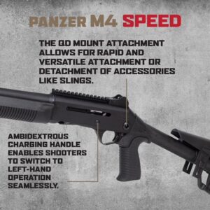 PANZER ARMS M4 SPEED (COMPETITION Style)-SKELETON STOCK – SEMI-AUTO 12 ...