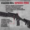 PANZER ARMS M4 SPEED PRO (COMPETITION Style)-SKELETON STOCK – SEMI-AUTO ...