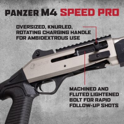PANZER ARMS M4 SPEED PRO (COMPETITION Style)-SKELETON STOCK – SEMI-AUTO ...