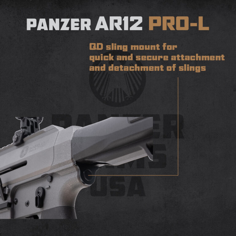 PANZER ARMS AR12 PRO-L (LONG Forend) Semi-Auto 12 Gauge | Panzer Arms USA