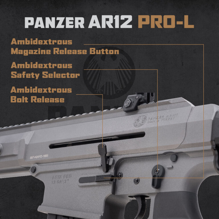 NEW!! PANZER ARMS AR12 PRO-L (LONG Forend) Semi-Auto 12 Gauge in ...