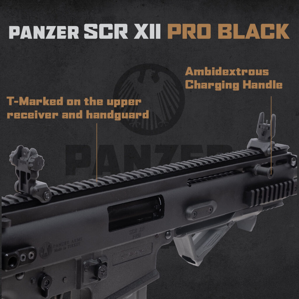 PANZER ARMS SCR XII PRO - BLACK - SEMI-AUTO 12 GAUGE SHOTGUN - Panzer ...