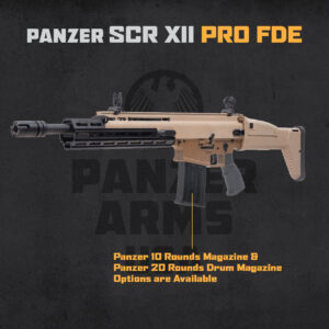 PANZER ARMS SCR XII PRO – FDE – SEMI-AUTO 12 GAUGE SHOTGUN | Panzer ...