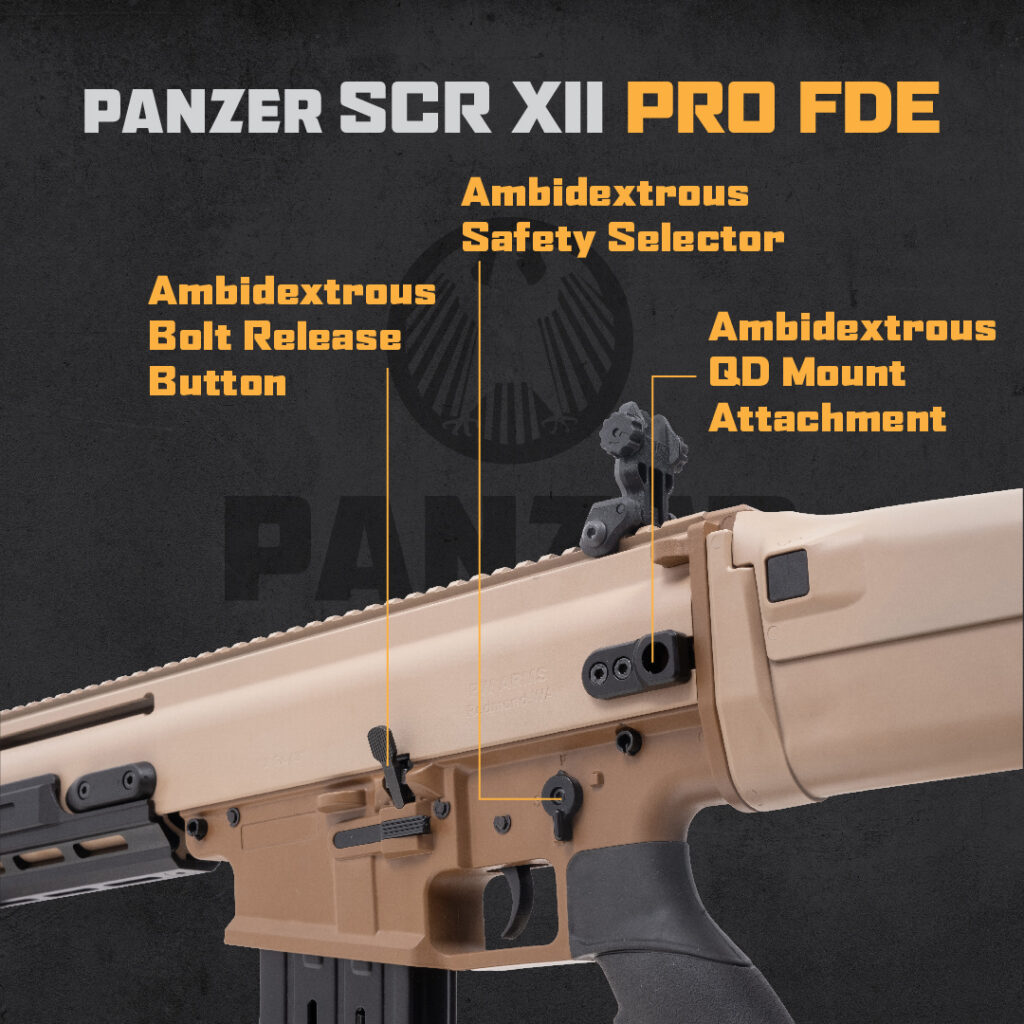 PANZER ARMS SCR XII PRO – FDE – SEMI-AUTO 12 GAUGE SHOTGUN | Panzer ...