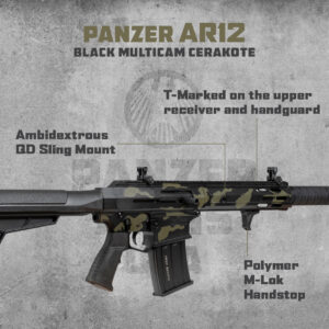 PANZER ARMS AR12 PRO-L (LONG Forend) Semi-Auto 12 Gauge | Panzer Arms USA
