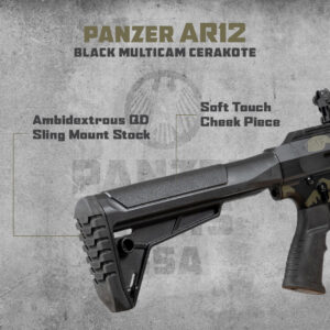 PANZER ARMS AR12 PRO-L (LONG Forend) Semi-Auto 12 Gauge | Panzer Arms USA