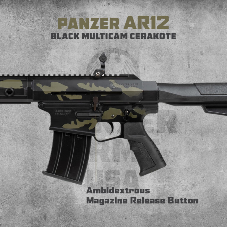 PANZER ARMS AR12 PRO-L (LONG Forend) Semi-Auto 12 Gauge | Panzer Arms USA